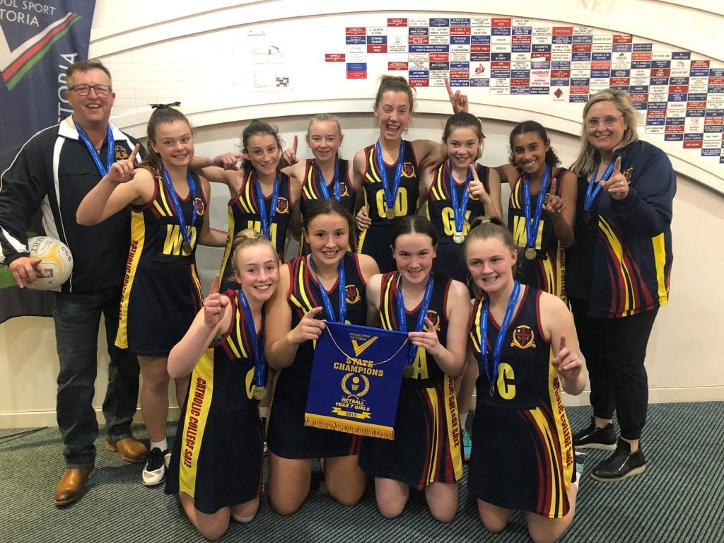 Year 7 & 8 SSV State Netball - Catholic College Sale