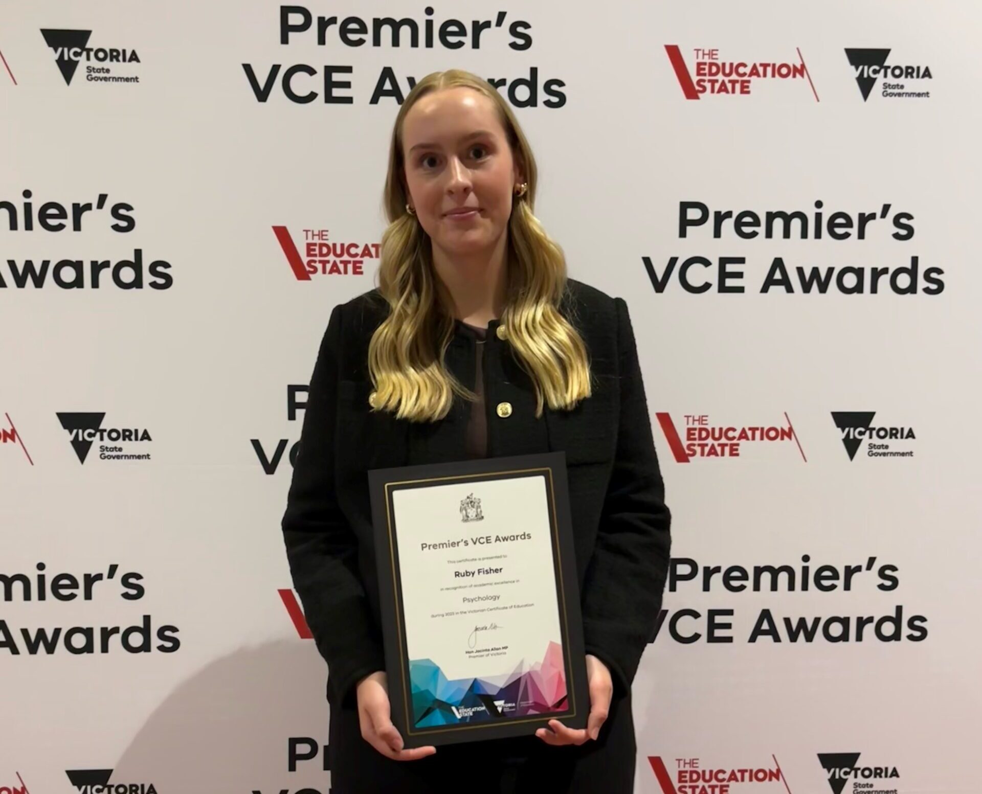 Ruby Fisher (DUX 2023) awarded top honours - Catholic College Sale